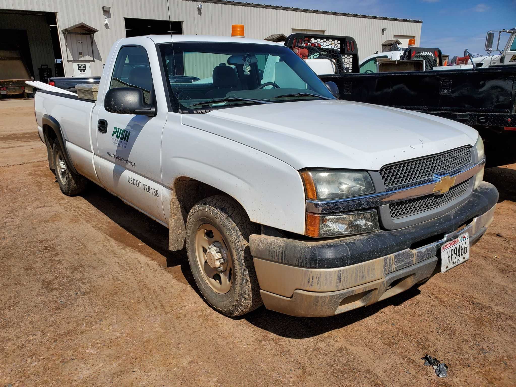 '03 Chevy Silverado 1500 | Heavy Equipment, Truck, Trailer Auction