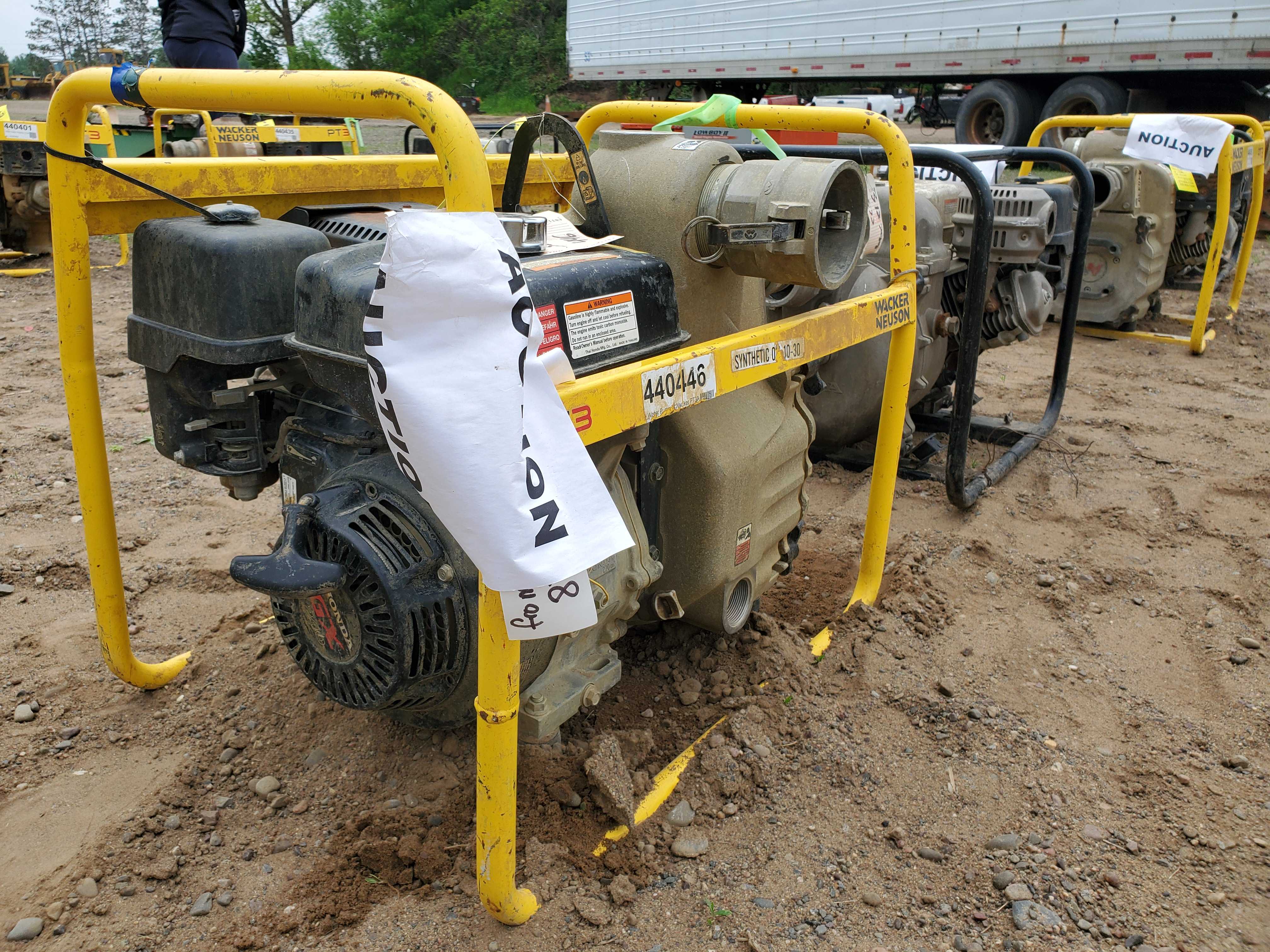 Wacker PT3 Trash Pump | Heavy Equipment, Truck & Trailer Auction