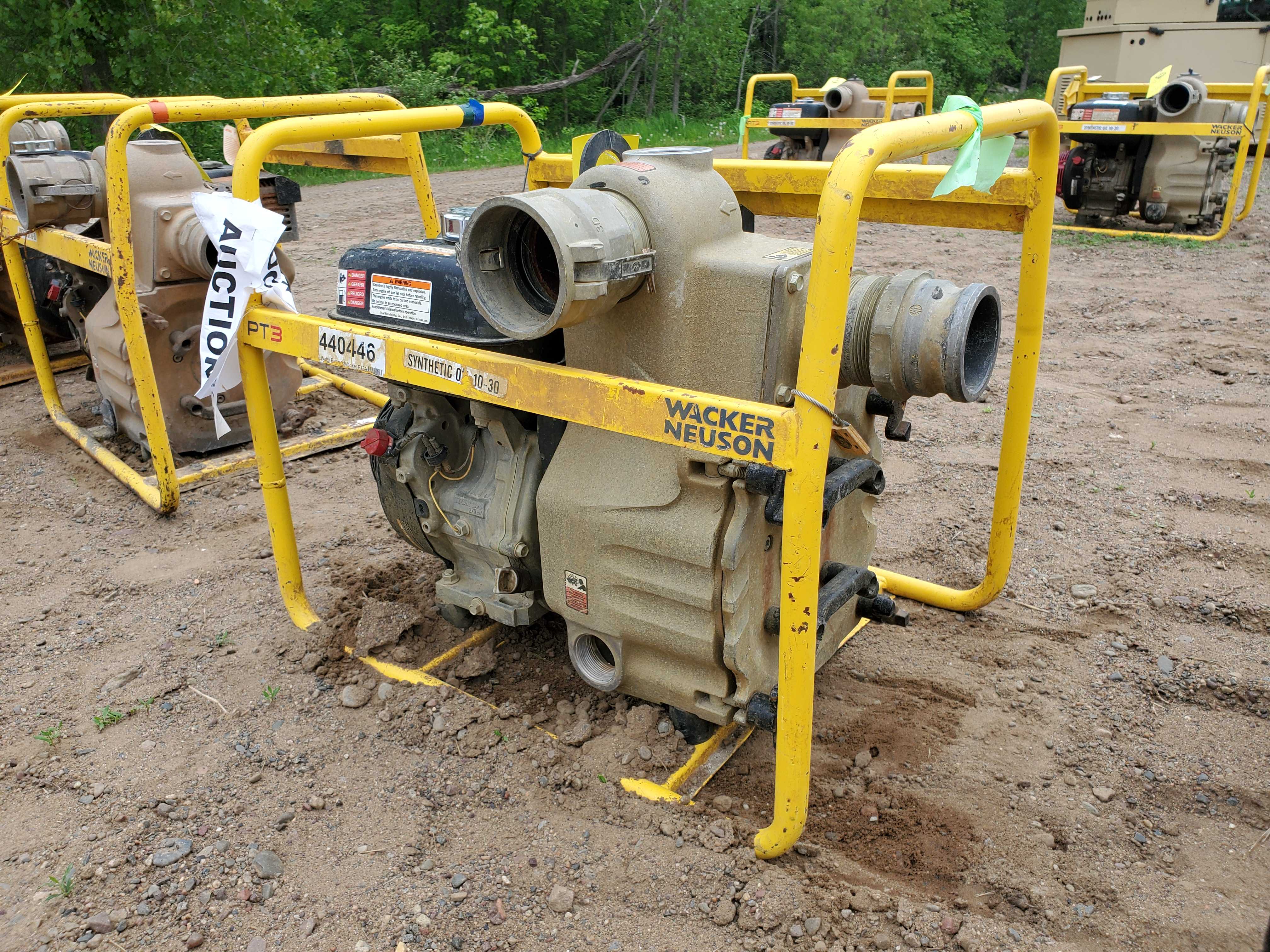 Wacker PT3 Trash Pump | Heavy Equipment, Truck & Trailer Auction