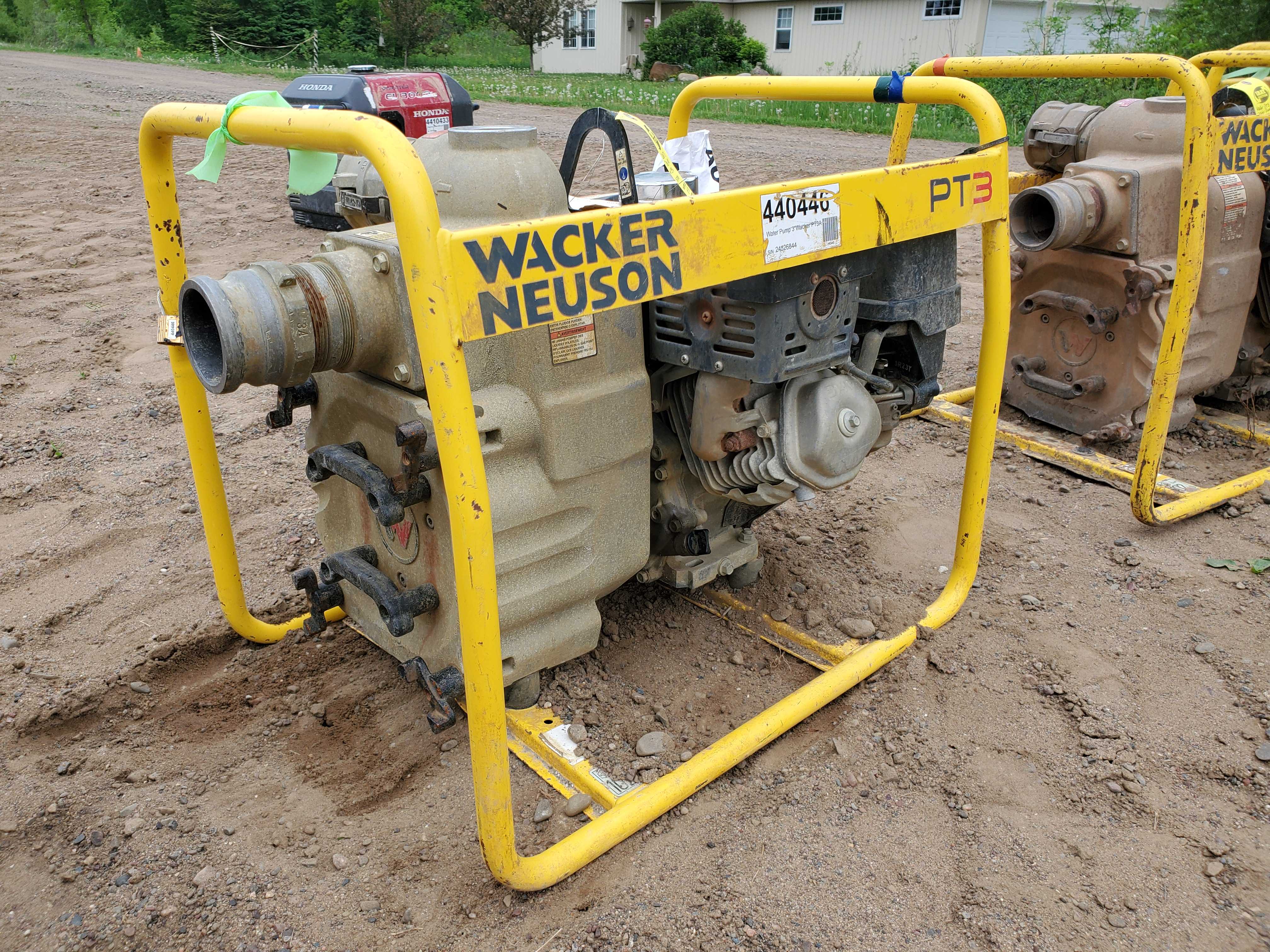 Wacker PT3 Trash Pump | Heavy Equipment, Truck & Trailer Auction